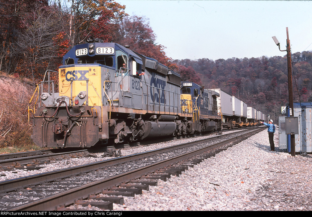 CSXT 8123 & 5817